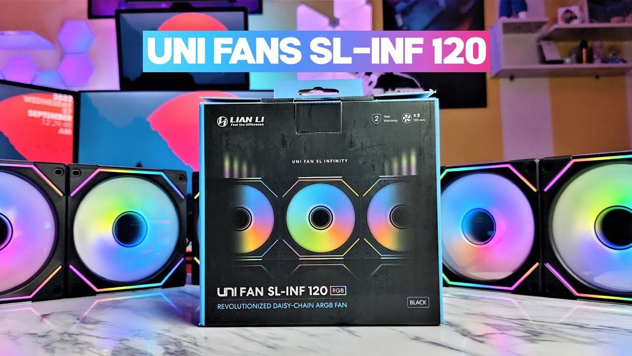 THE NEW LIAN LI SL UNI FANS INFININITY 120 ARE JUST SO DOPE | UNBOXING ...