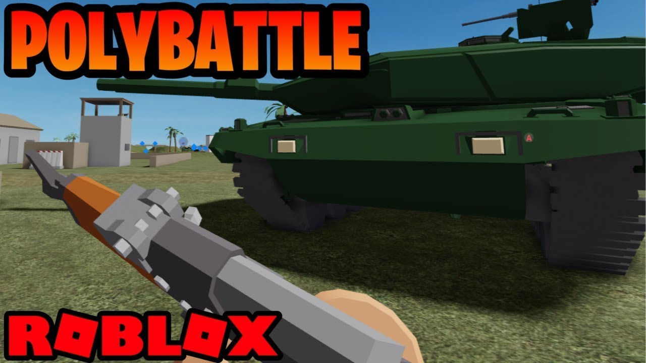 Играю в roblox Polybattle (захват контрольных точек) - YouTube