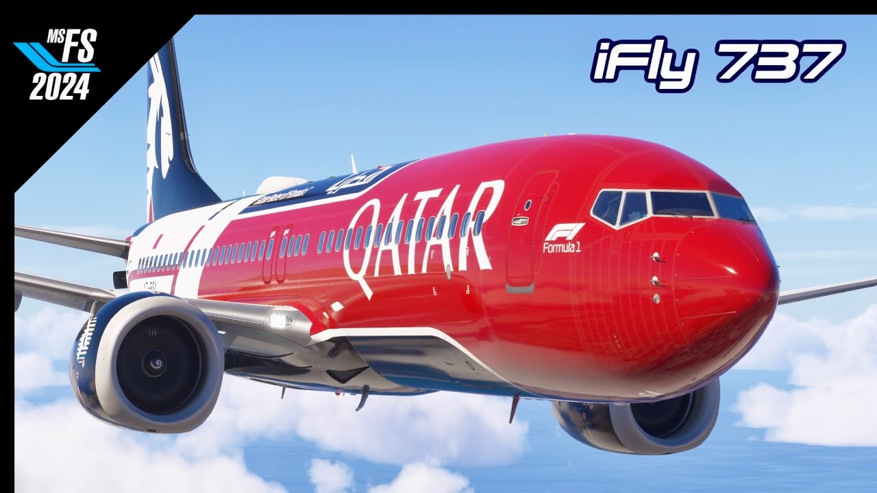 MSFS2024 | iFly Qatar Airways Boeing 737 | Dubai to Cairo, Egypt ...