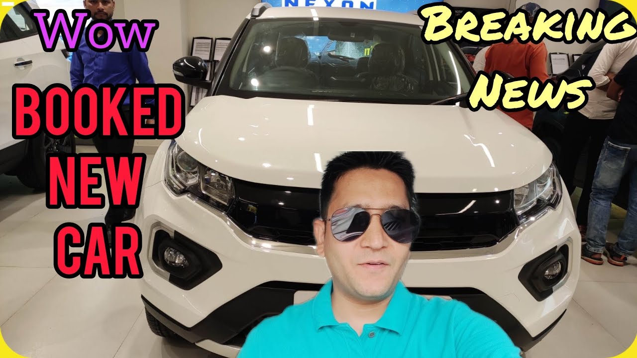 Booking New Car #booked car #car #dream #automotive #tata #nexon ...