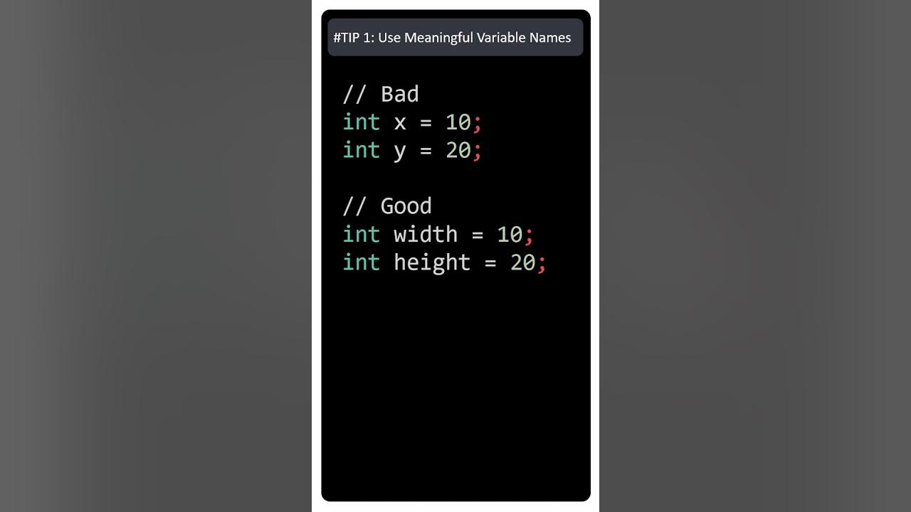 🚀 5 Quick Coding Tips To Level Up Your Programming Skills In 60 Seconds Codingtips Youtube