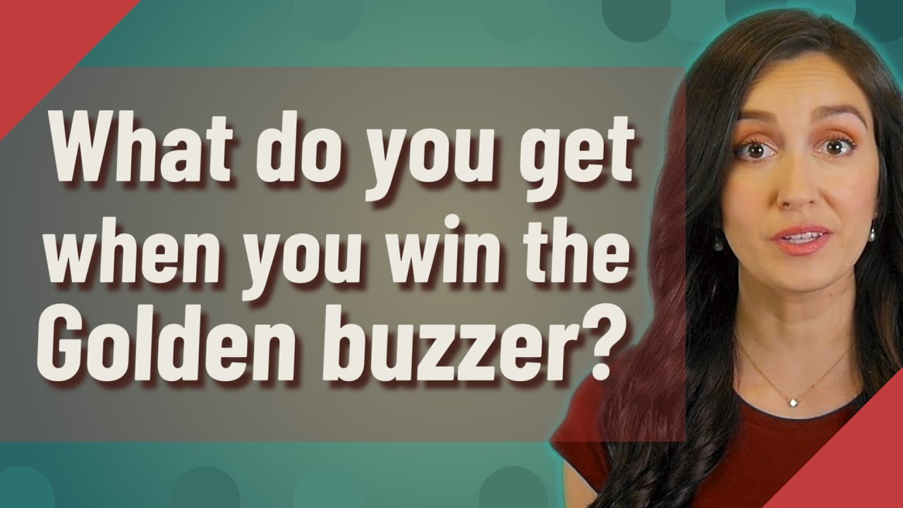 What do you get when you win the Golden buzzer? - YouTube