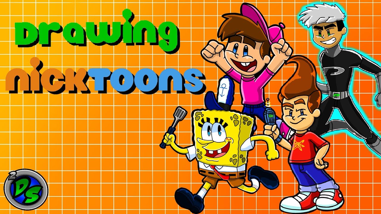Nicktoons Drawing Compilation (SpongeBob SquarePants Danny Phantom ...