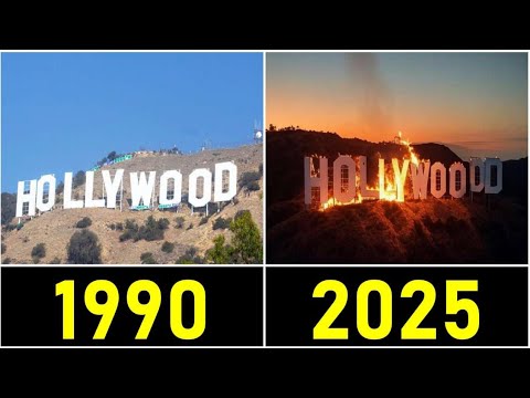 Hollywood Sign Transformation Over the Years (1923-2025) - YouTube