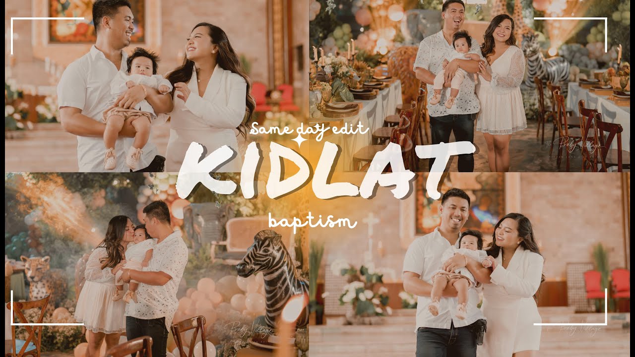 Kidlat Baptism Same Day Edit Video - YouTube