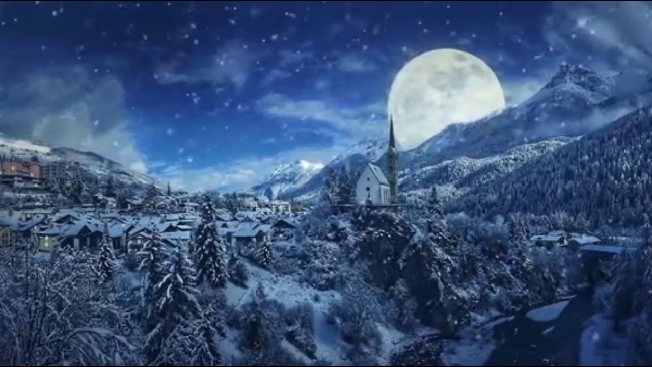Christmas Screensaver Holiday Music Scene - YouTube