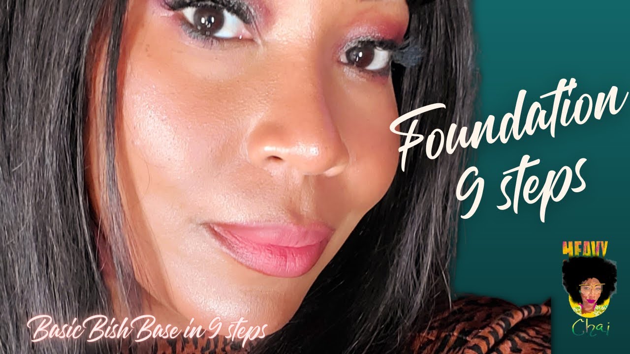 9 step FOUNDATION | BASIC BISH BEAT #howtofoundation #beginnermakeup # ...