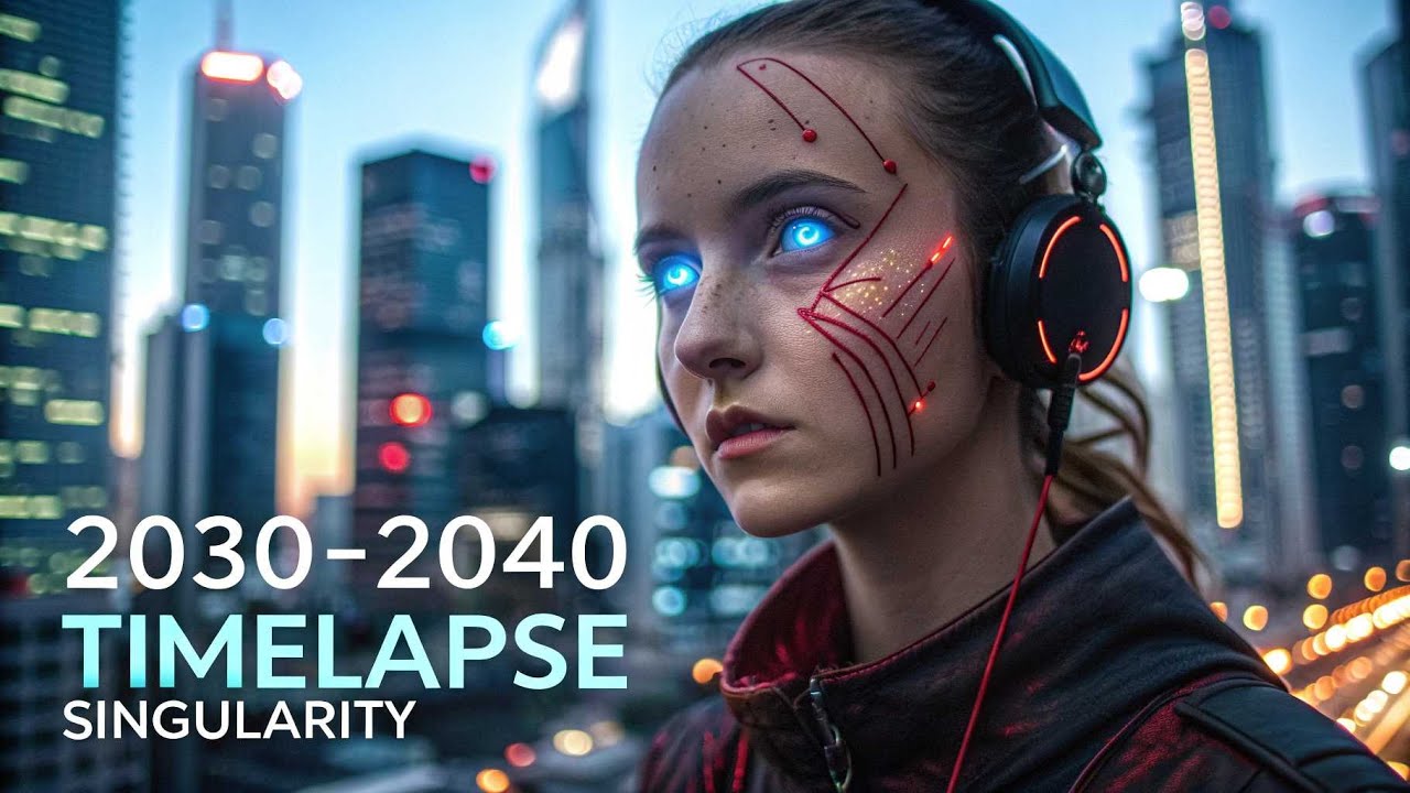 🔴 2030-2040 Timelapse: AI Singularity (Humanity's Future?) - YouTube