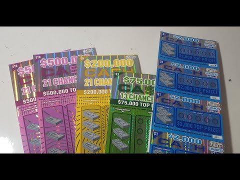 WOW! BRAND NEW! ALL NEW TEXAS LOTTERY SCRATCH OFF TICKETS! - YouTube