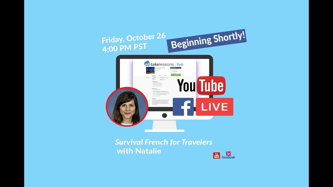 Live French Class: Survival French for Travelers - YouTube