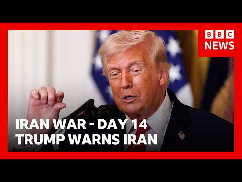 President Donald Trump warns US will hit Iran 'very hard' in coming days | BBC News