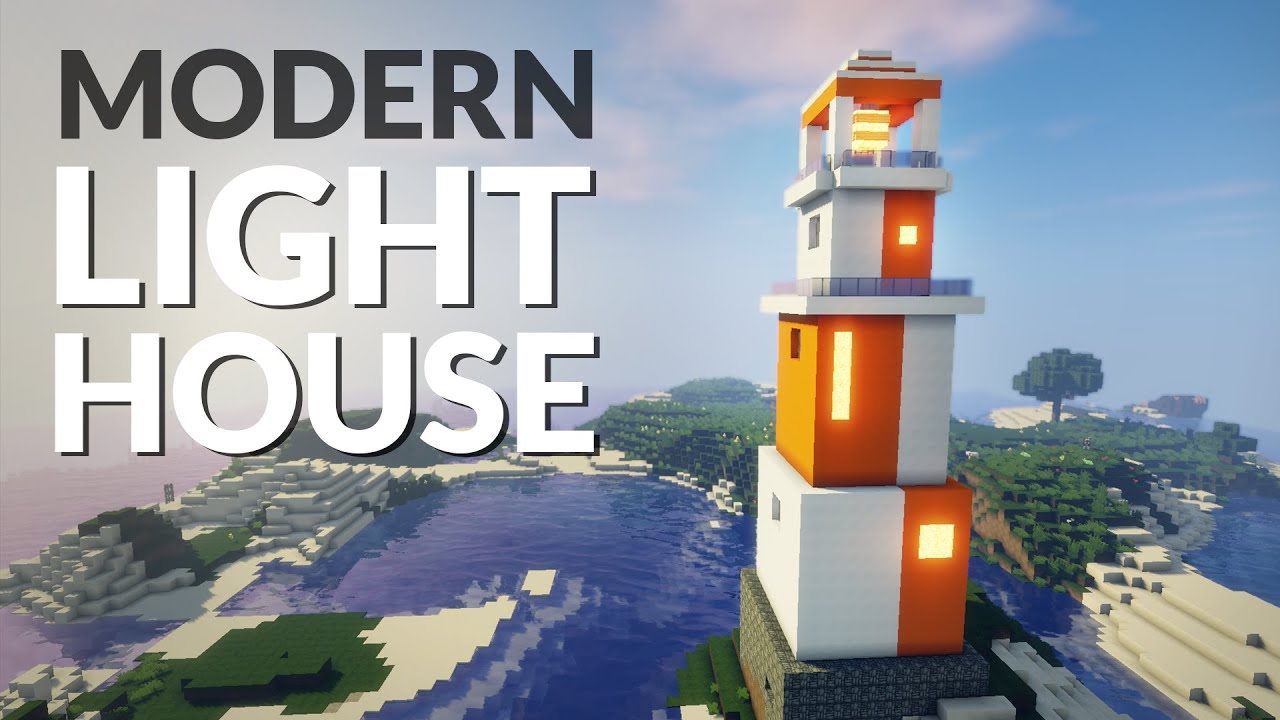 Minecraft: Xây hải đăng hiện đại / How to build a Modern Lighthouse ...
