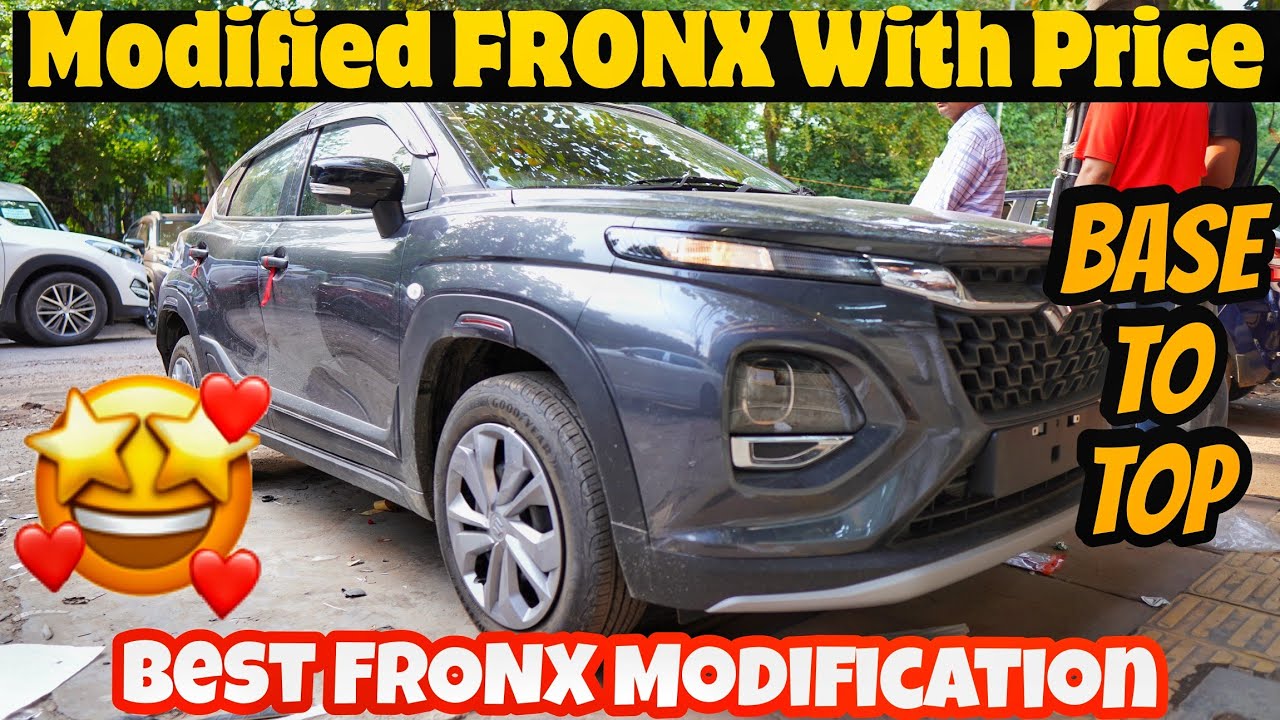2023 fronx modification Fronx base to top Fronx modified at Auto hood ...
