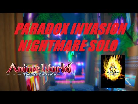|| AWTD || PARADOX INVASION NIGHTMARE SOLO - YouTube