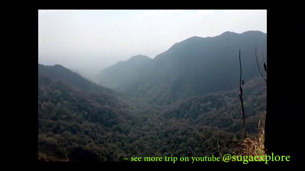 Gunung Burangrang bibir kaldera purba gunung api purba sunda lembang ...