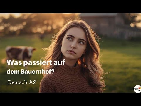Deutsch A2 | Lesen und Hören – Ein Tag auf dem Bauernhof - YouTube