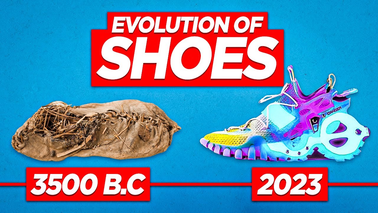 Shoe Evolution ( PREHISTORIC Times - 2023 ) - YouTube