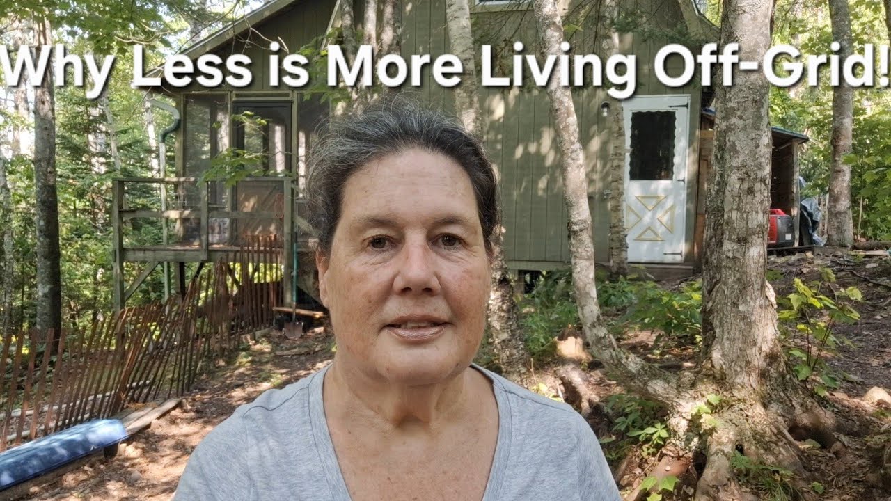Why Less is More Living Off-Grid! - YouTube