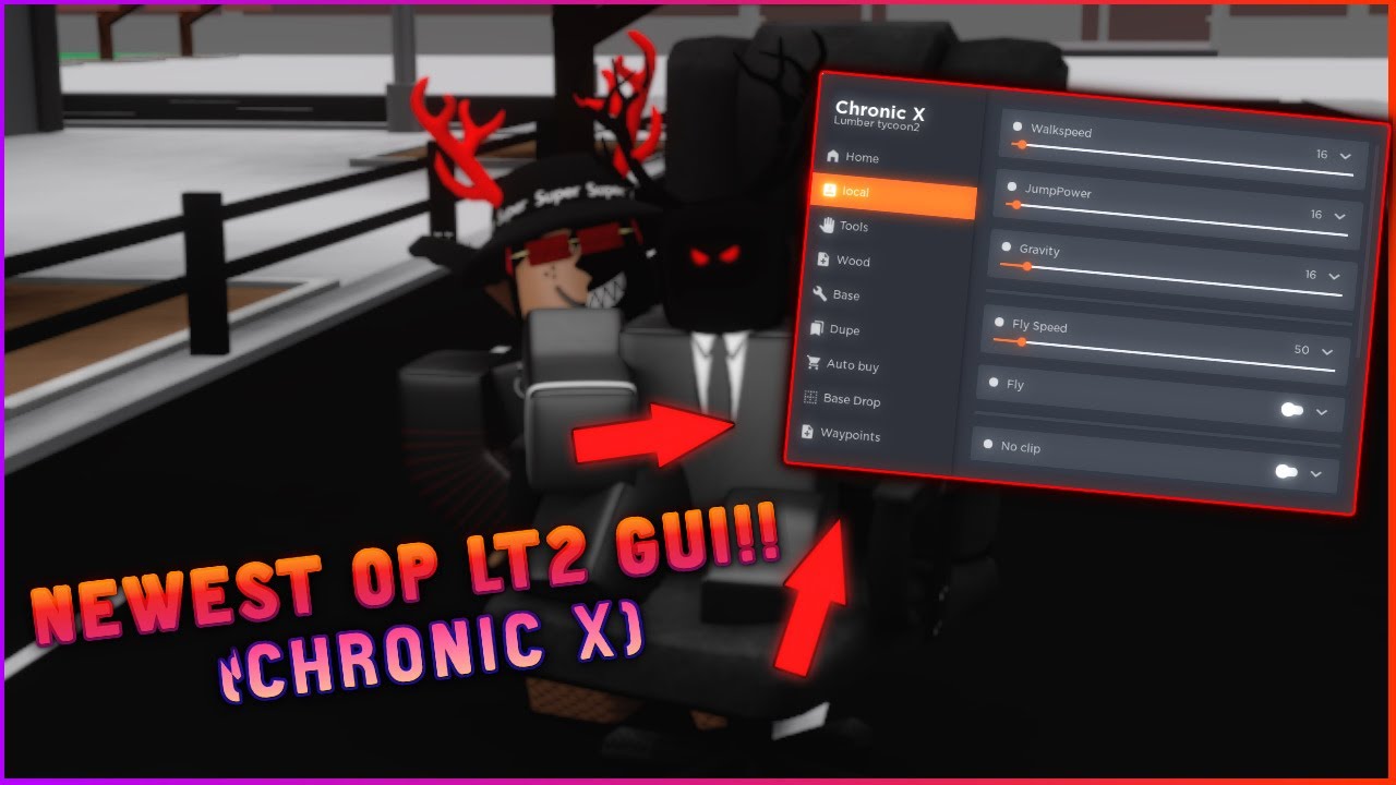 NEWEST OP LT2 GUI (CHRONIC X GUI) RELEASE/REVIEW!! Lumber Tycoon 2 ...