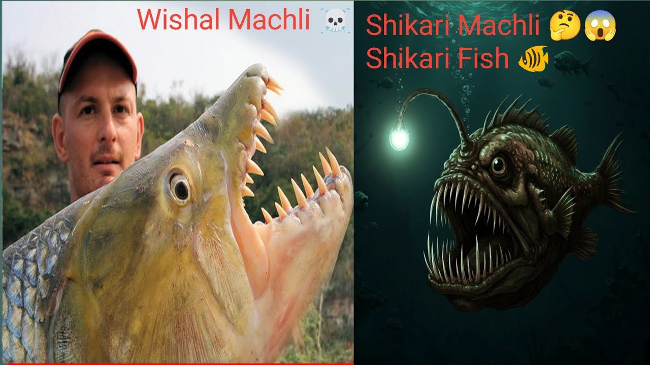 Shikari Machli 😱☠️ Shikari Fish 🐠. #wildlife #viral #animals # ...