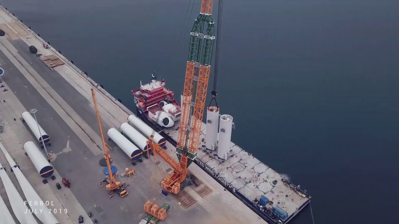 WindFloat Atlantic begins the offshore installation - YouTube