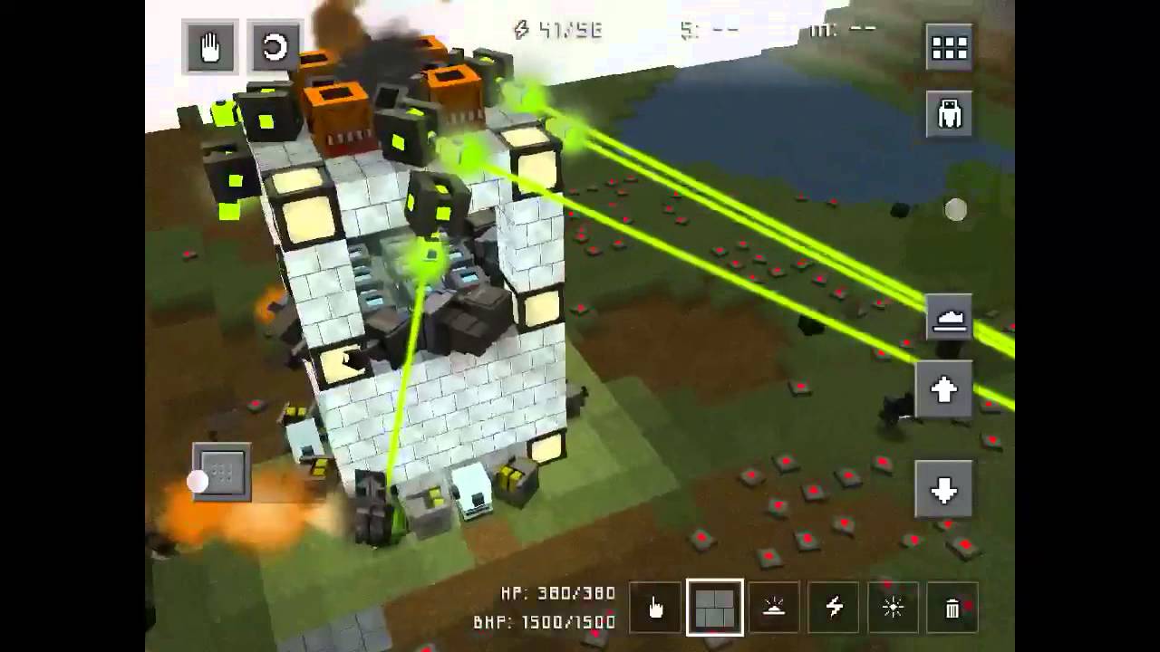 Block Fortress Base Review - Massive Tower Thing - and Bot - YouTube