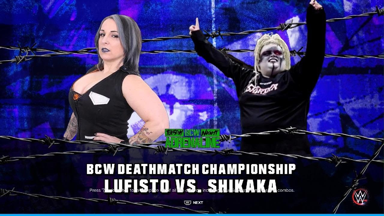[BCW: Adrenaline {AUS 📍} (Ep.21) Match 3] LuFisto vs Shikaka {BCW Death ...