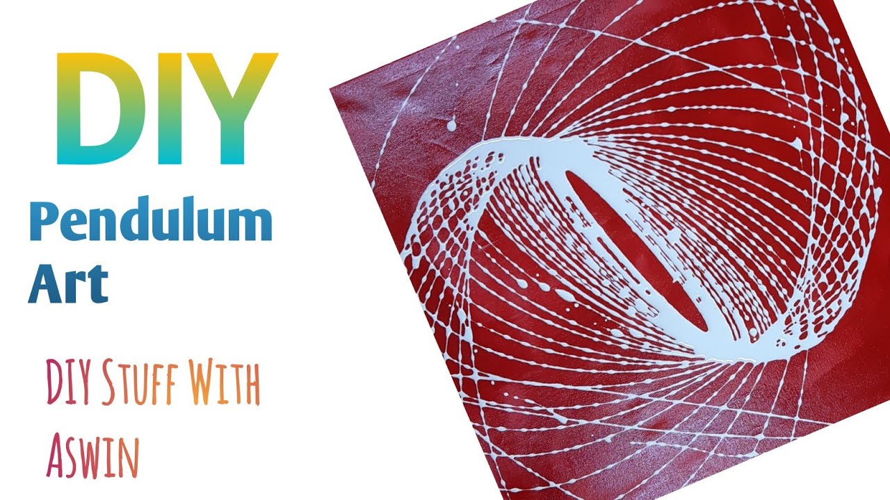 How to make pendulum art | DIY Pendulum art | - YouTube