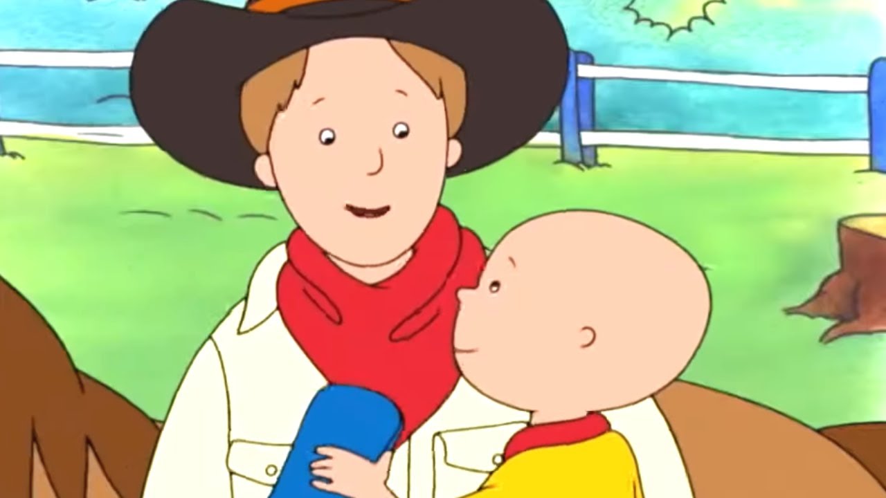 Caillou Meets a Cowboy | Caillou Cartoon - YouTube