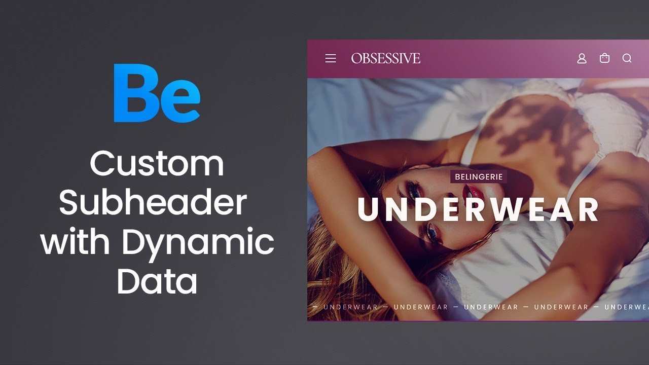 Custom Subheader with Dynamic Data - YouTube