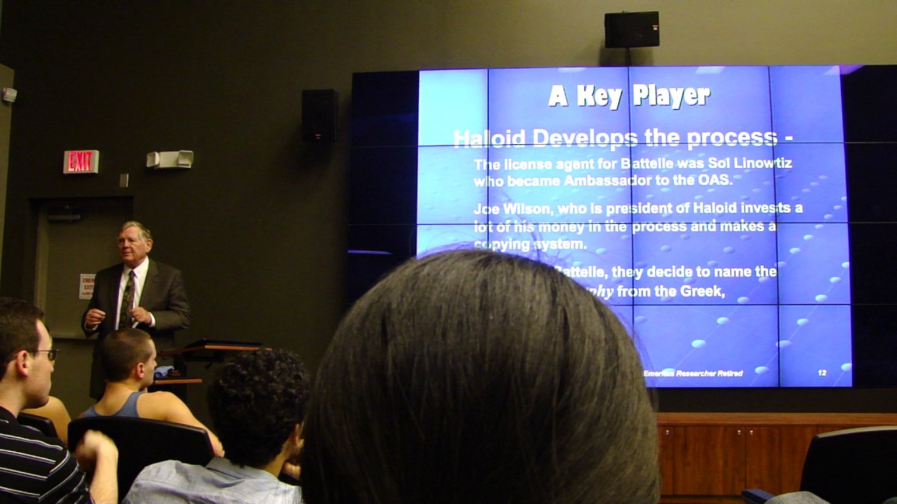 Invited talk by Gary Starkweather, laser printer inventor. Part 1 ...