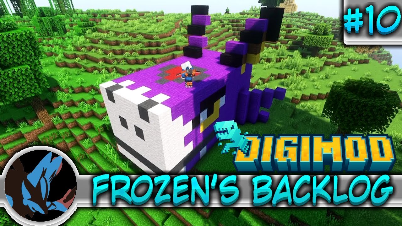 Digimod - Digimon Minecraft Part 10: Rushmore Building - YouTube