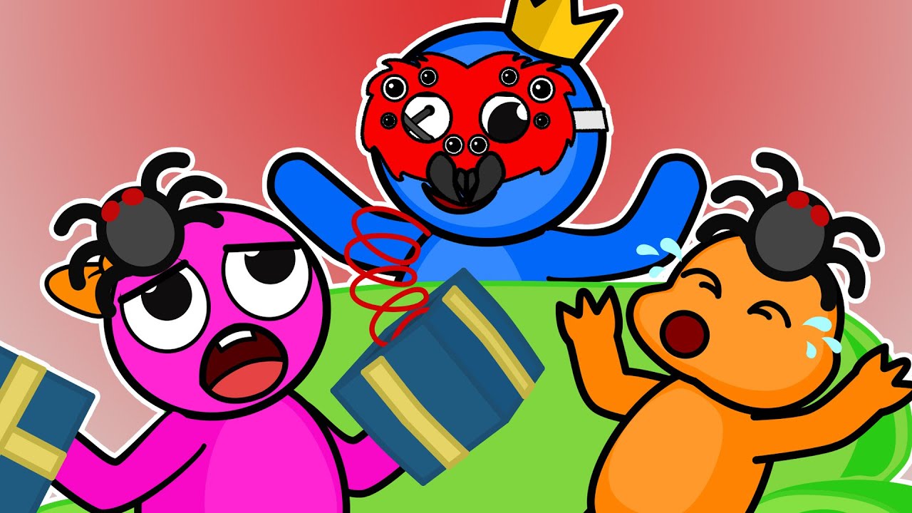 Rainbow Friends, Blue Scares Friends, Roblox Animation - YouTube