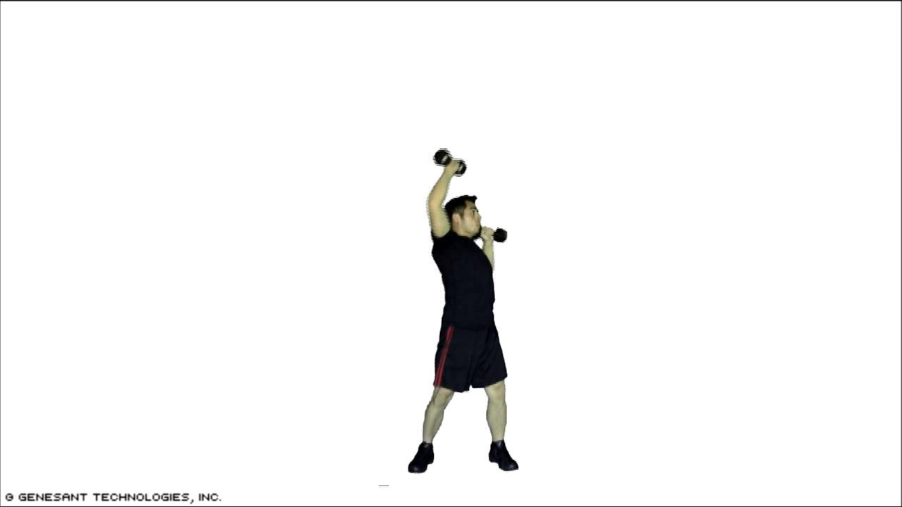 Shoulder Exercise: Twisting Dumbbell Shoulder Press - YouTube
