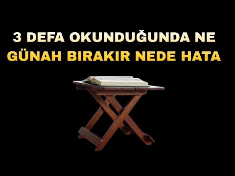 3 DEFA OKUNDUĞUNDA NE GÜNAH BIRAKIR NEDE HATA - FAZİLETLİ ZİKİR DUA -VOLKAN AKSOY