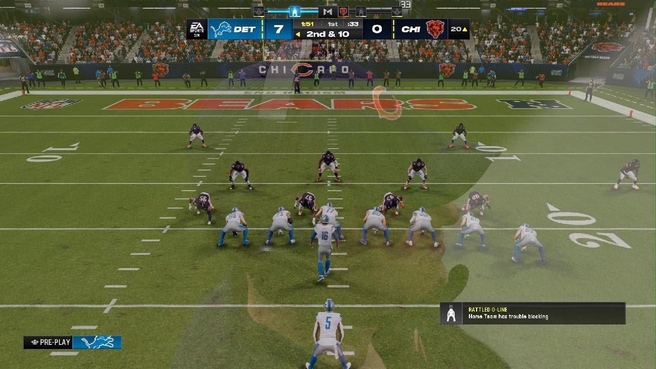 NFC North rivalry | Lions Vs. Bears | Madden NFL 24 - YouTube