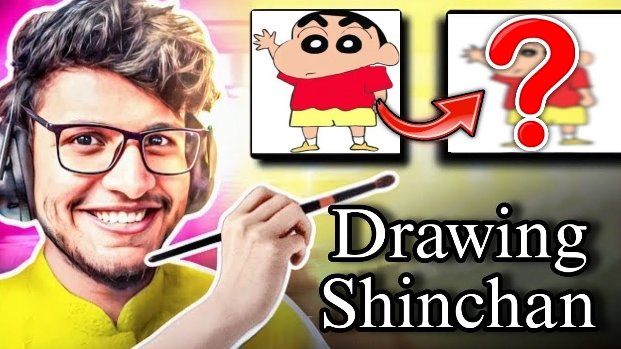 Triggered Insaan - Drawing Shinchan on Live Stream 🤓 - YouTube