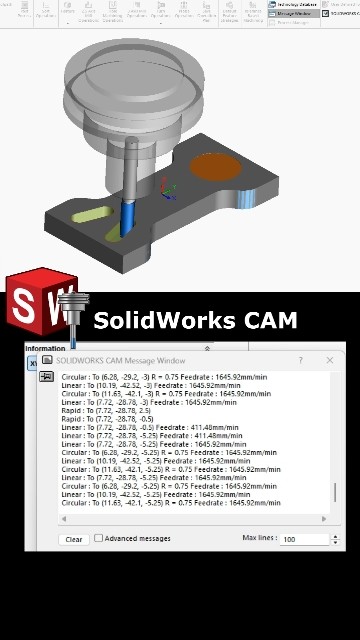 SOLIDWORKS CAM (2.5 Axis Milling) - YouTube
