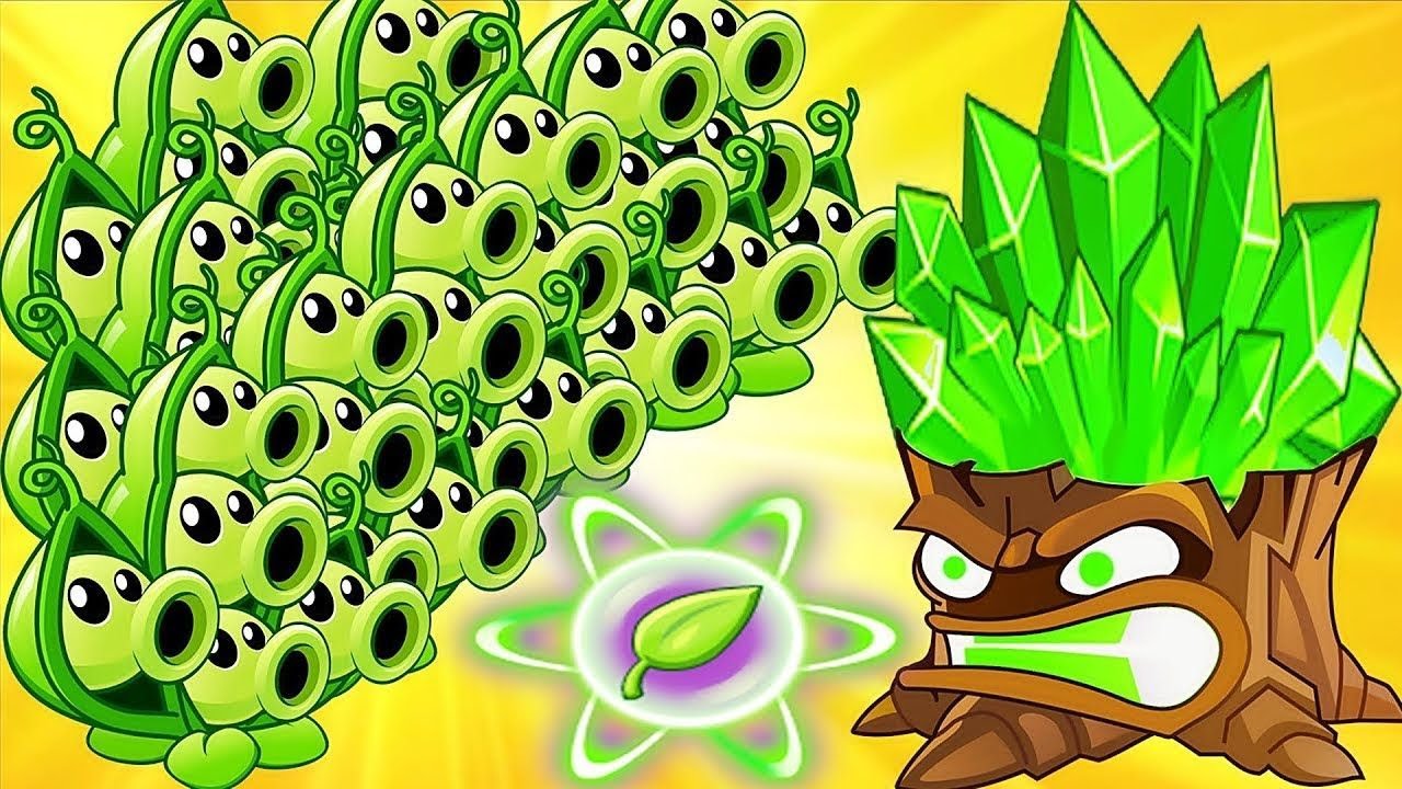 Plants vs Zombies 2 - Max Level Up Pea Pod Vs Torchwood Pvz2 - YouTube