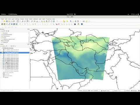 Convert WRF-NetCDF to GeoTIFF for specific variable - YouTube