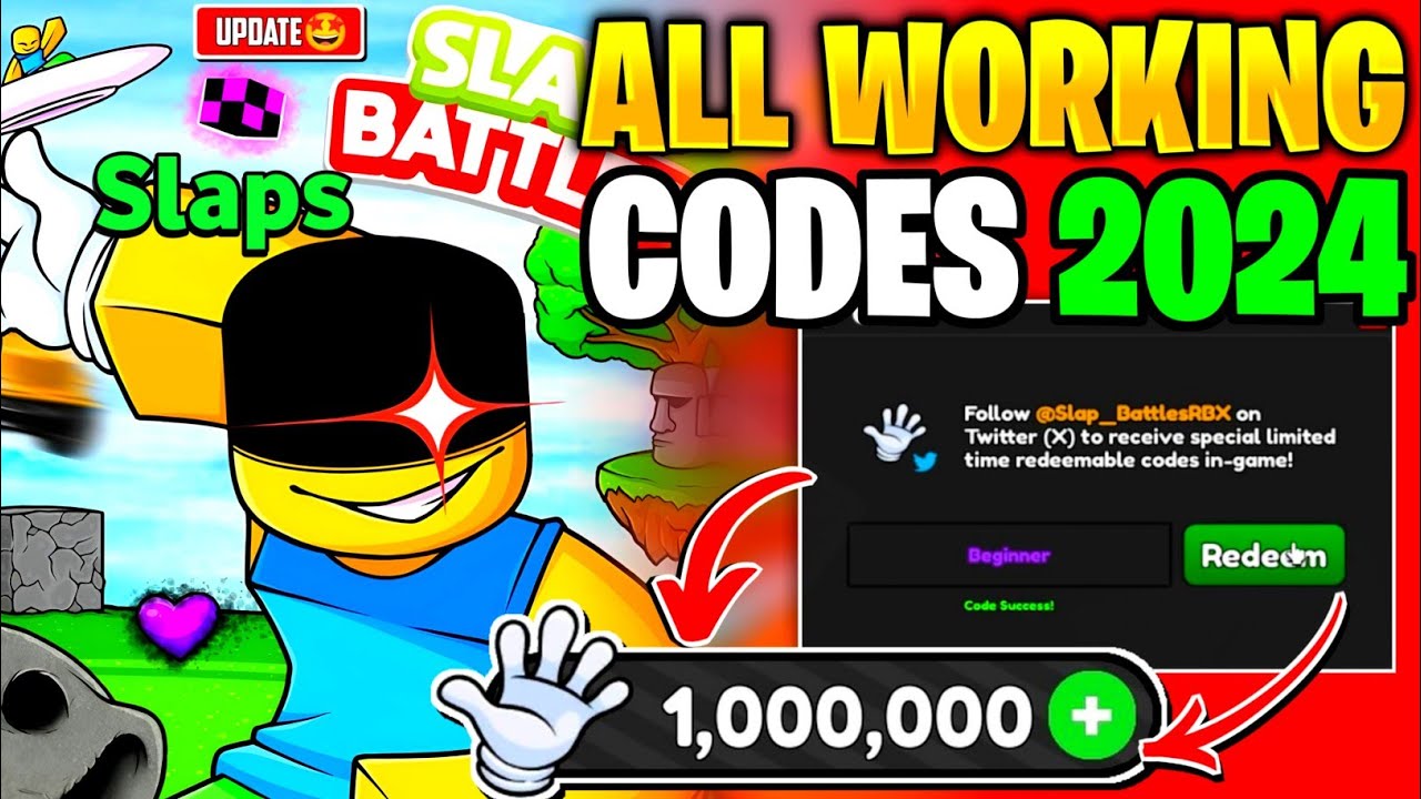 ⚠️NEW - UPDATE⚠️ SLAP BATTLES CODES 2024 ROBLOX SLAP BATTLES CODES MAY 2024 - CODE SLAP BATTLES ...