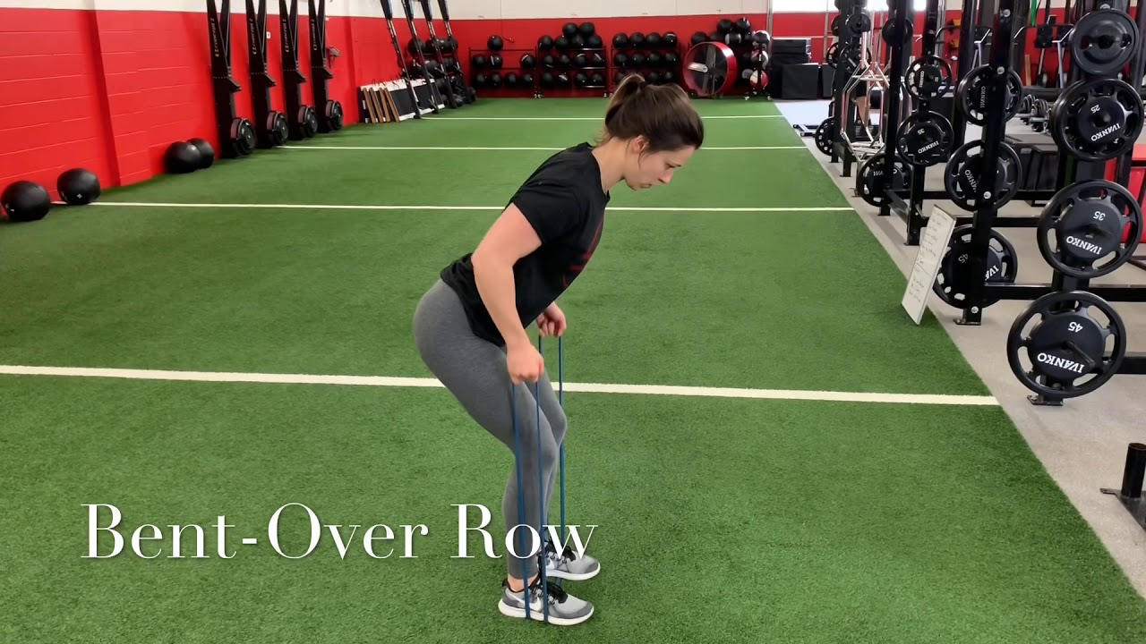Band Bent-Over Row - YouTube