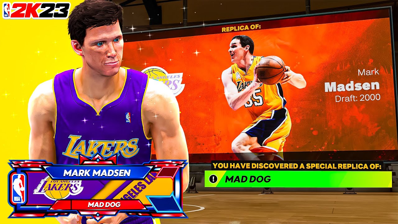 How to make Mark Madsen "MAD DOG' Replica build on NBA 2K23! - YouTube