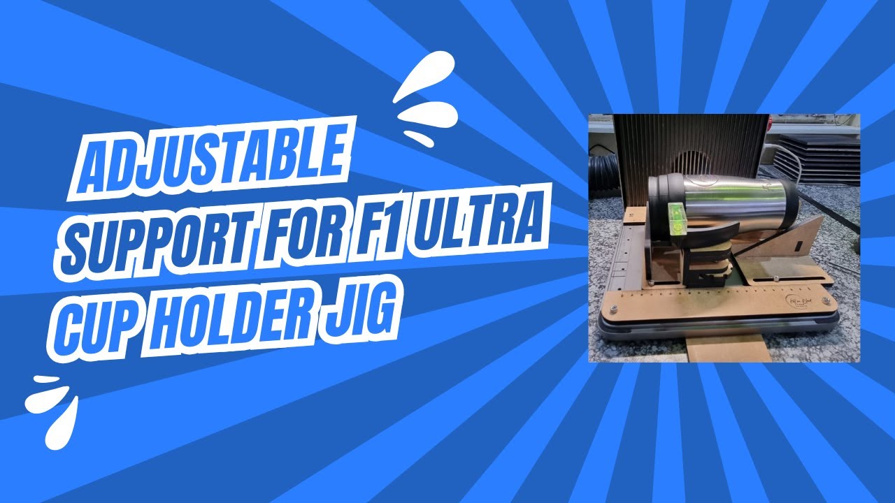 Adjustable Support For F1 Ultra Cup Holder Jig - YouTube