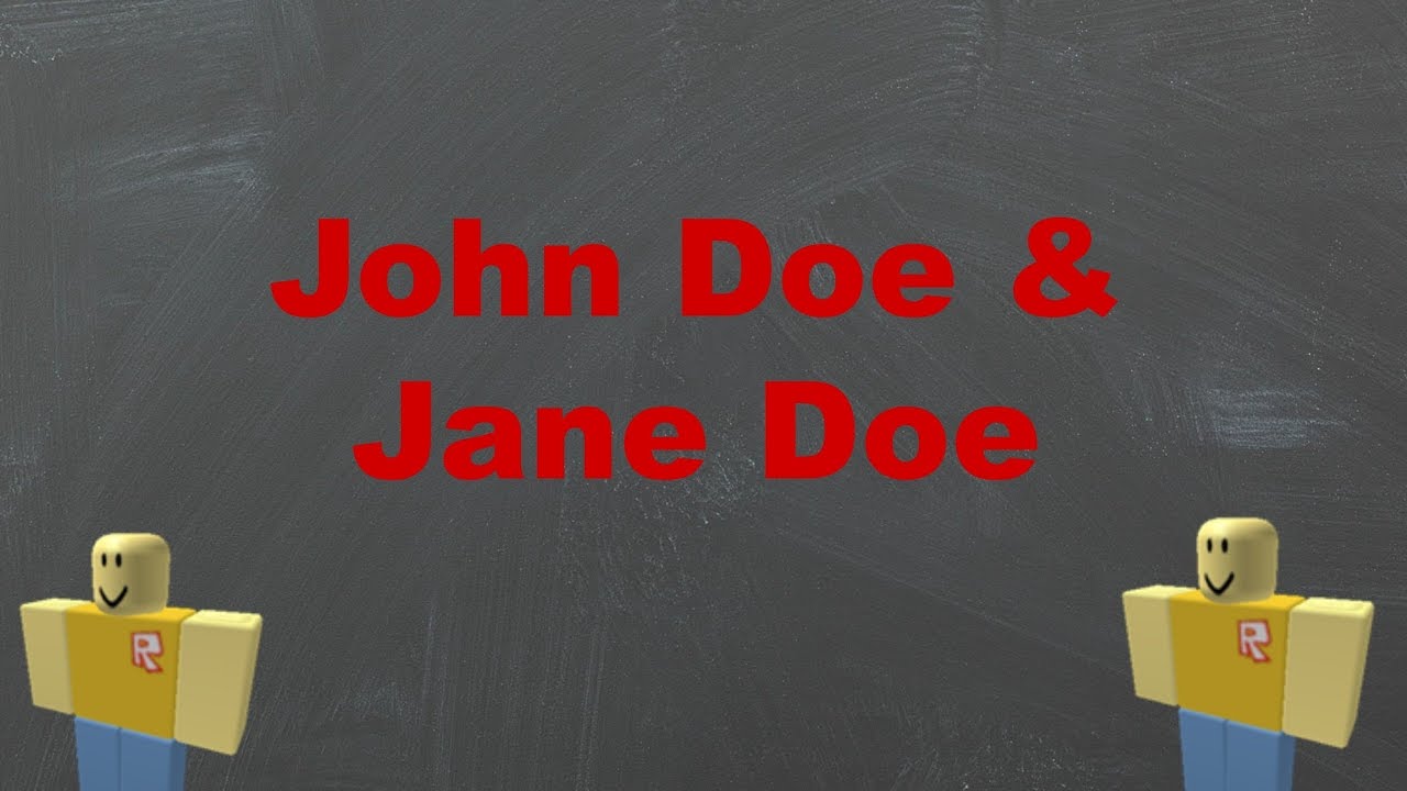 The Real Backstory Of The John Doe And Jane Doe Myths - YouTube
