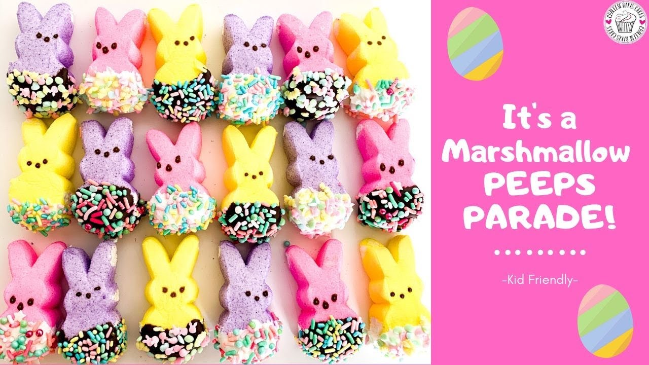 KID FRIENDLY | MARSHMALLOW PEEPS DIPPED IN CHOCOLATE, KIDS WILL LOVE ...