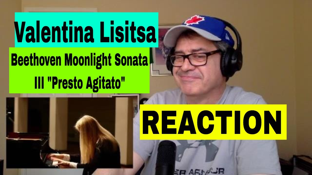 World Renowned pianist Valentina Lisitsa, Beethoven "Moonlight" Sonata III CANADIAN REACTION ...