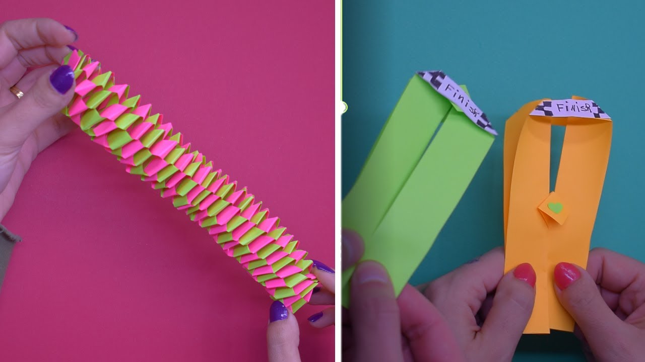 HAVE FUN WITH THESE 3 EASY DIY IDEAS - PAPER GAME IDEAS - DIY Homemade ...