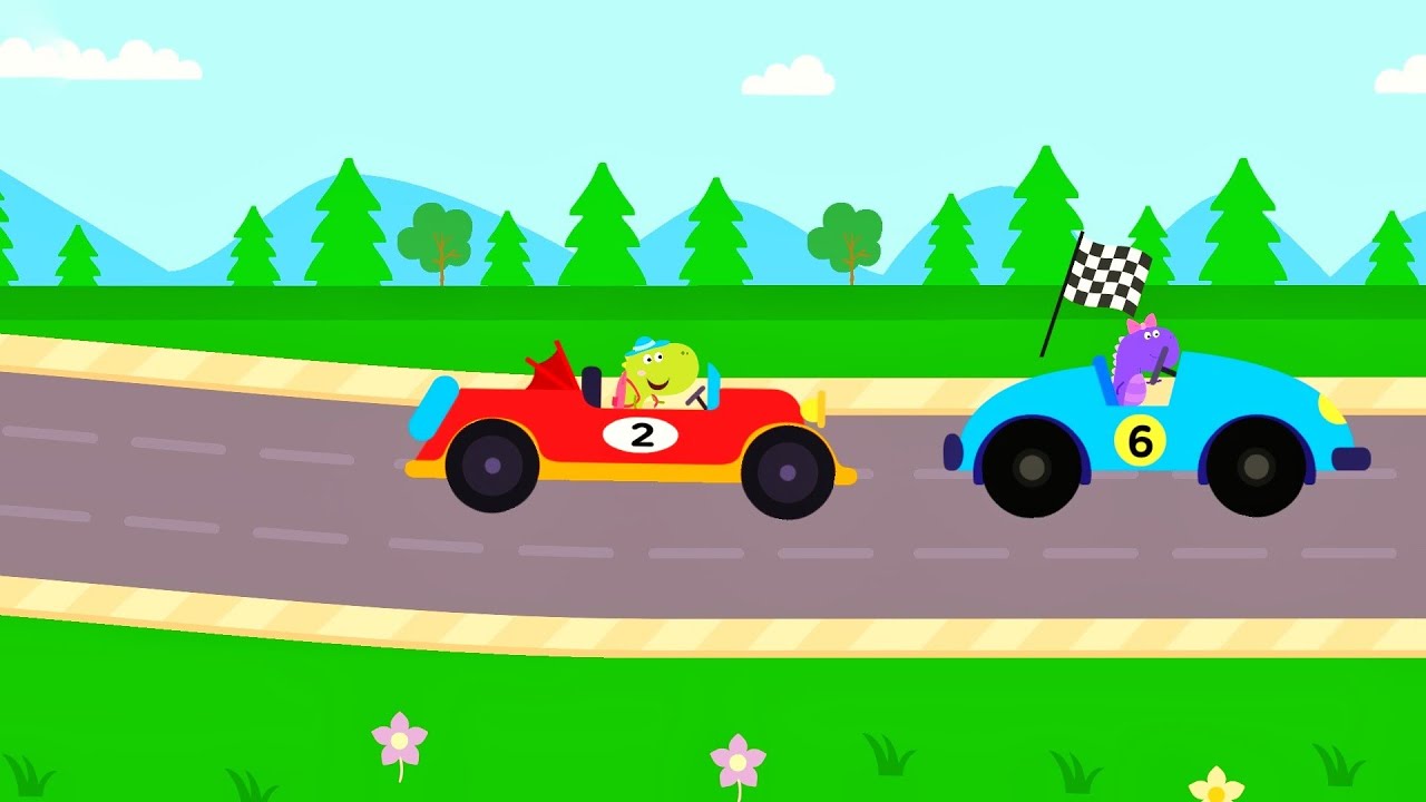 Racing car kids enjoy the children || KIDS VEHICLE - YouTube