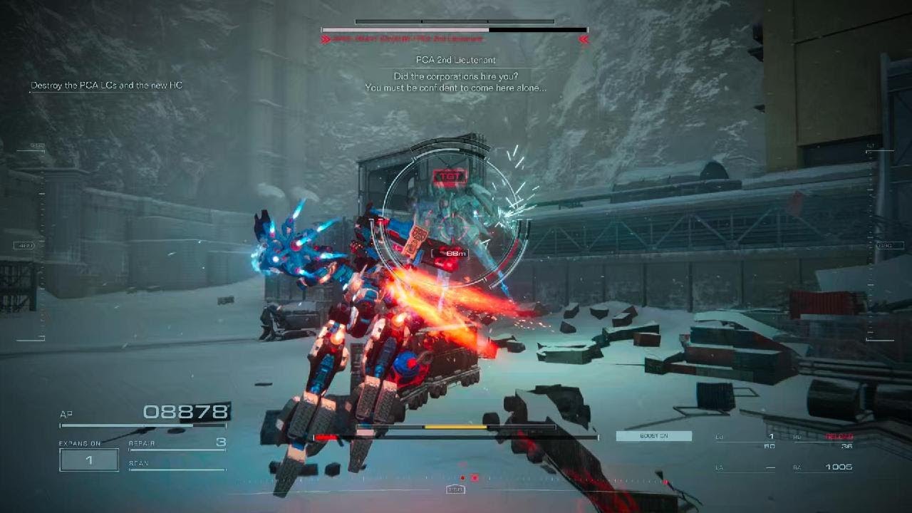 PCA LC's and HC boss fight|AC6 FoR - YouTube